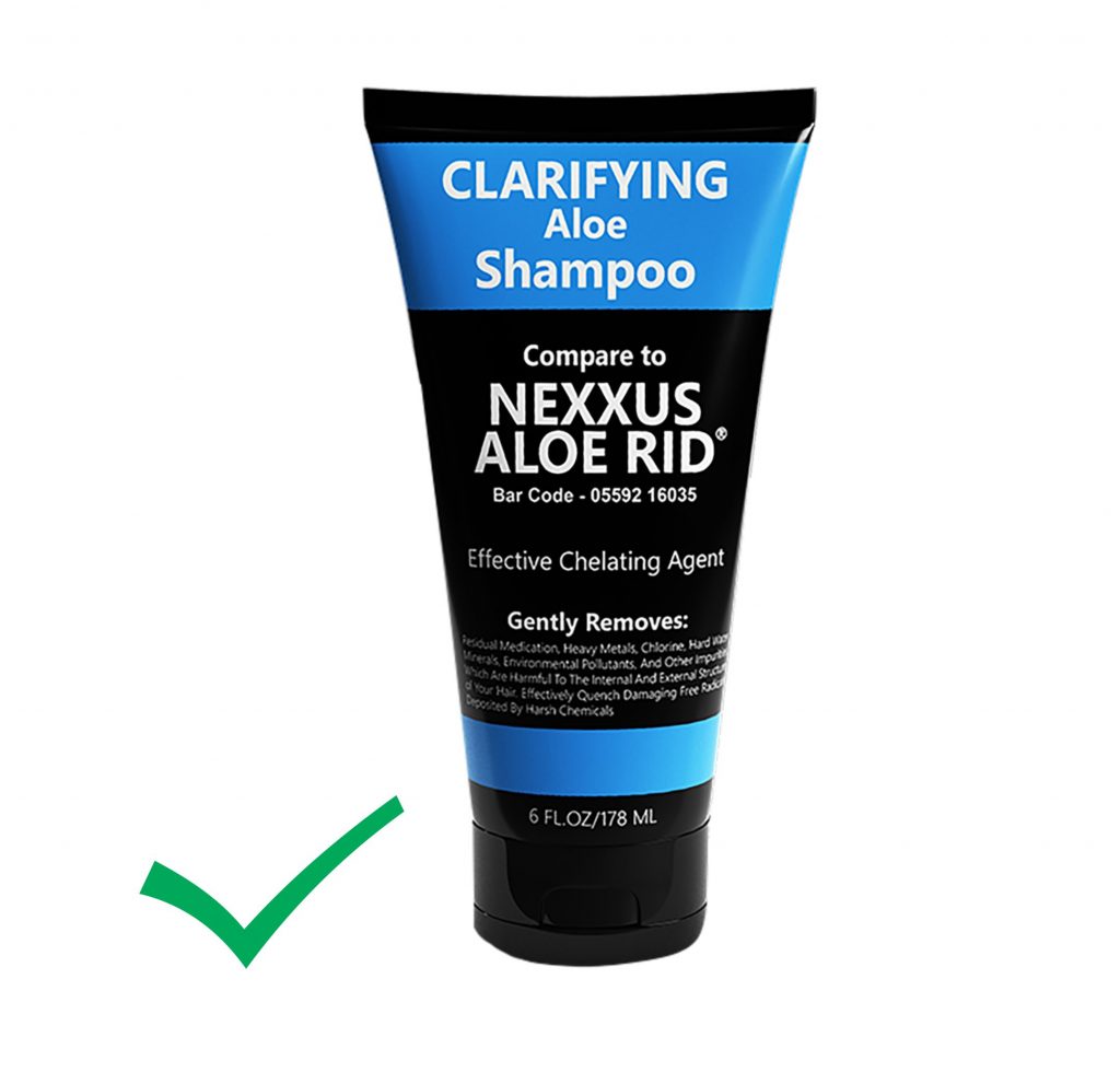 Cómo identificar el champú Nexxus aloe rid Original