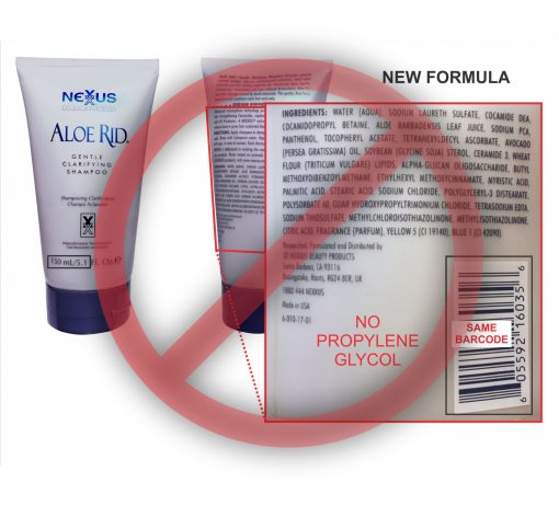 Cómo identificar el champú Nexxus aloe rid Original